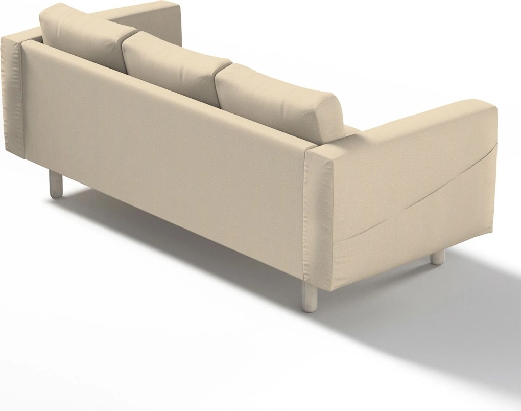 Potah na pohovku IKEA Norsborg 3-místná barva béžová látka pletený vzor