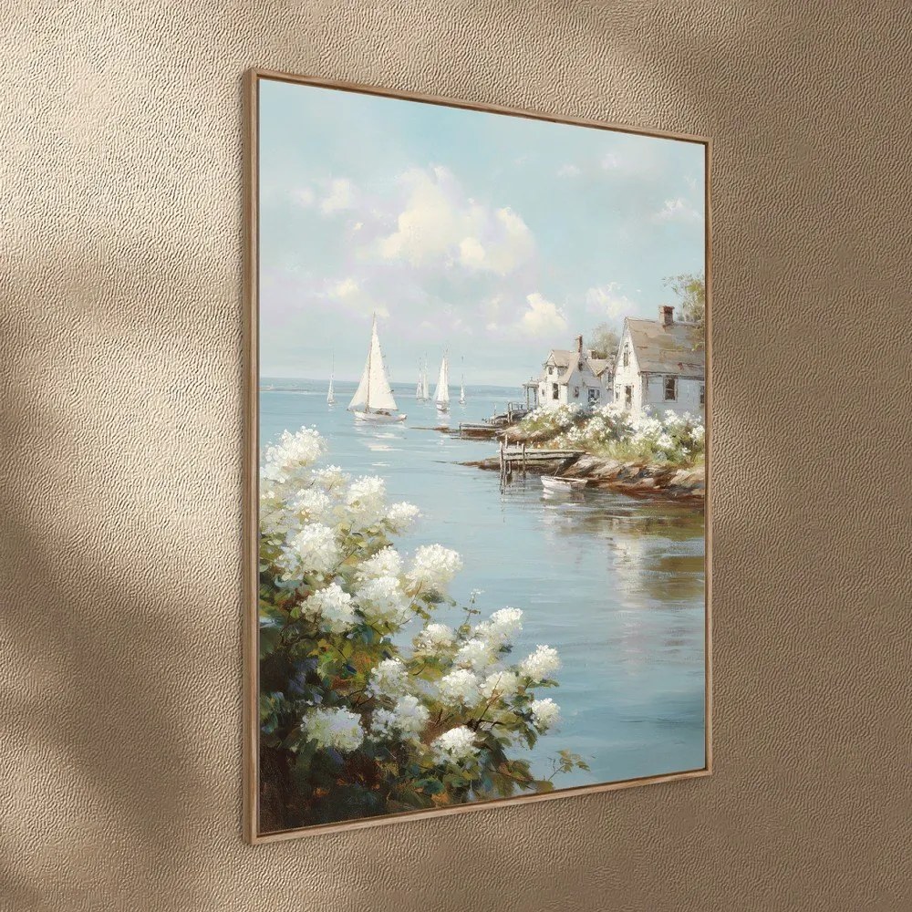 Tištěný obraz s rámem 60x80 cm Quiet Bay – Styler
