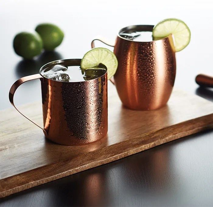 Nerezový tepaný hrnek Moscow Mule