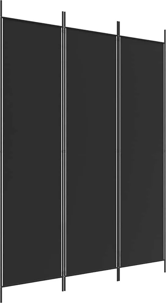 vidaXL 3dílný paraván 150x200 cm textil [350180] Barva: Bílá