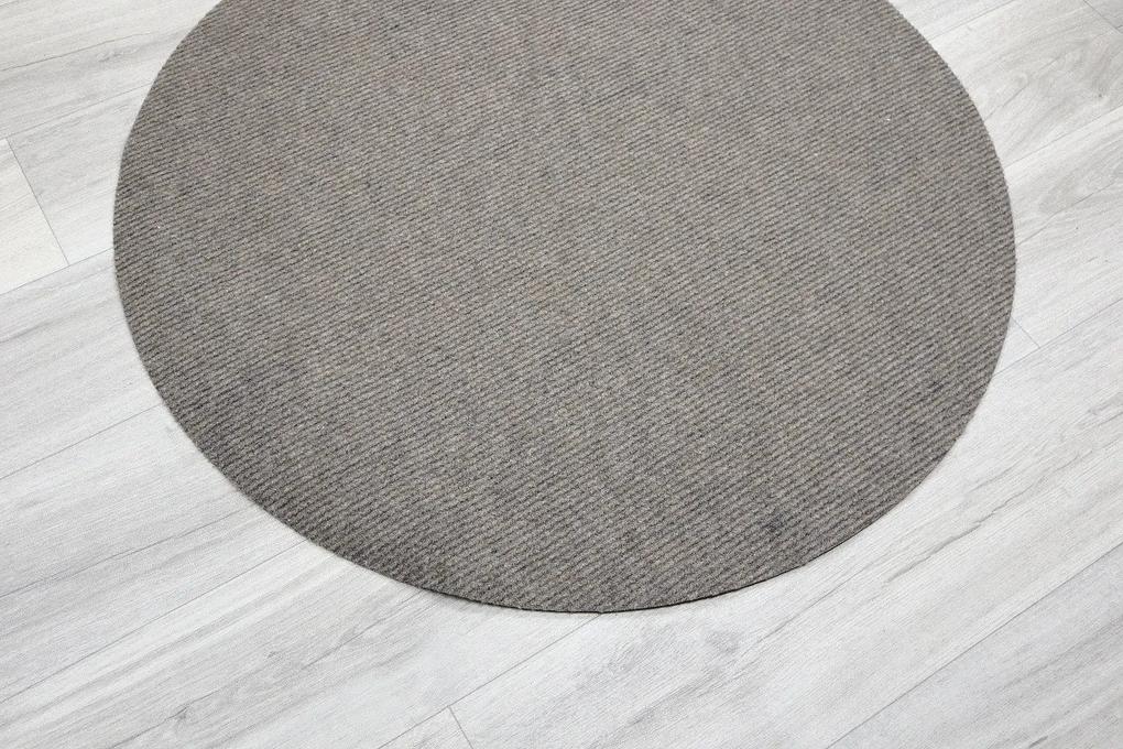 Vopi koberce Kusový koberec Quick step béžový kruh - 80x80 (průměr) kruh cm