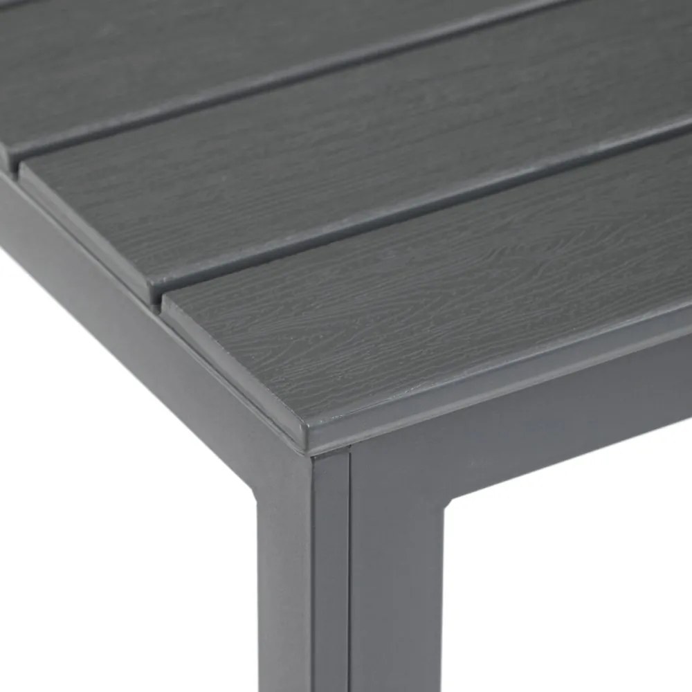 Zahradní sestava AZS-B1656 GREY, polywood, šedá (156 x 78) cm