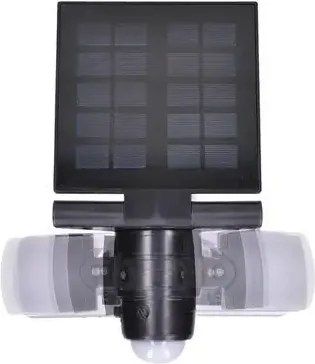 Solight WO772 LED solární osvětlení se senzorem 8W černá / 600lm / Li-