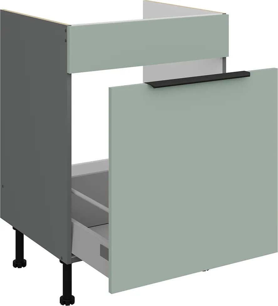 ARIA sa | dolní skříňka 60 ZL 1S dřezová | 60 cm | PREMIUM BOX | antracit/aquamarine