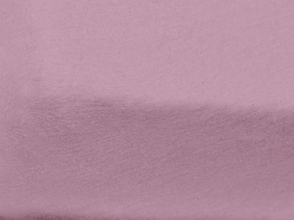 Jersey prostěradlo EXCLUSIVE růžové 180 x 200 cm