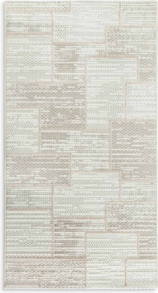Koberec Karen, 80x150 cm, krémová