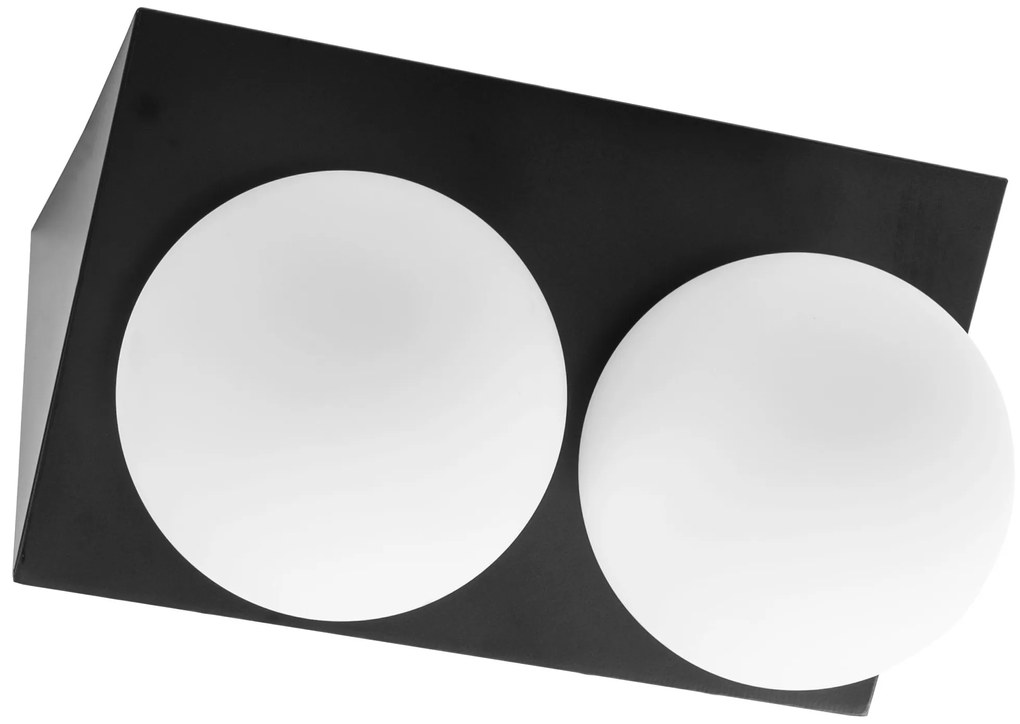 Toolight, nástěnné svítidlo 2xE27 APP1229-2W, černá matná, OSW-40118