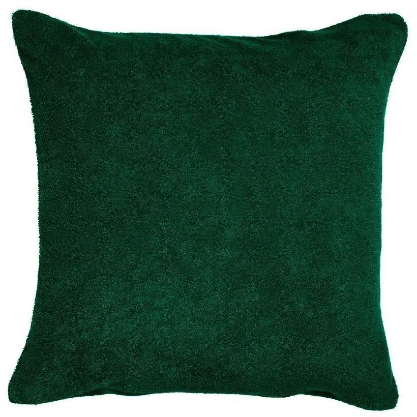 Froté povlak na polštář 40x40 lahvově zelený 074 silný 200g/m2 KARO