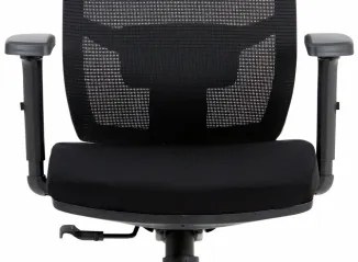 Kancelářská židle černá synchronní, kovový kříž, KA-B1083 BK