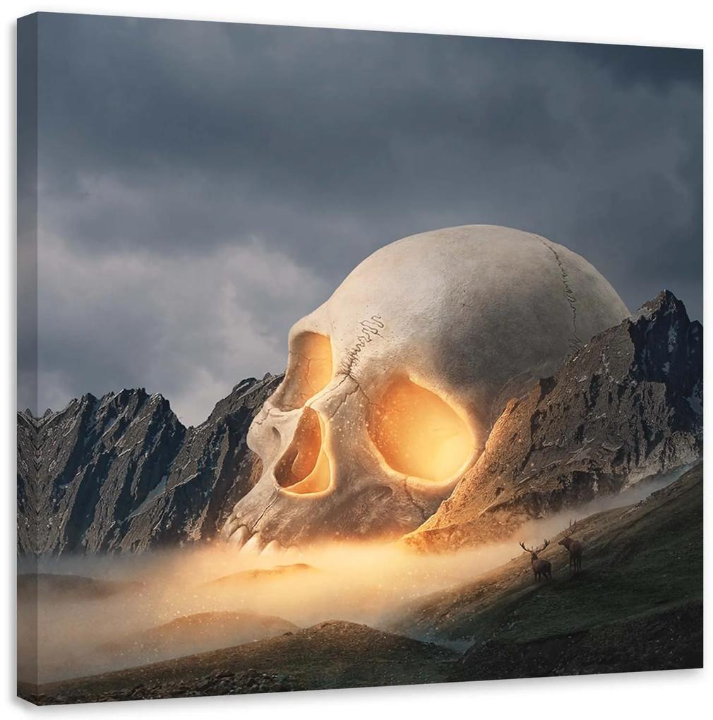 Gario Obraz na plátně Hora lebek - Zehem Chong Rozměry: 30 x 30 cm