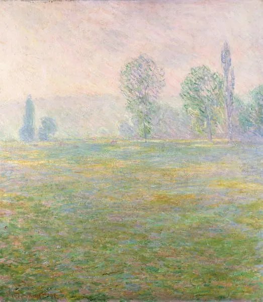 Claude Monet - Obrazová reprodukce Meadows in Giverny, 1888, (35 x 40 cm)