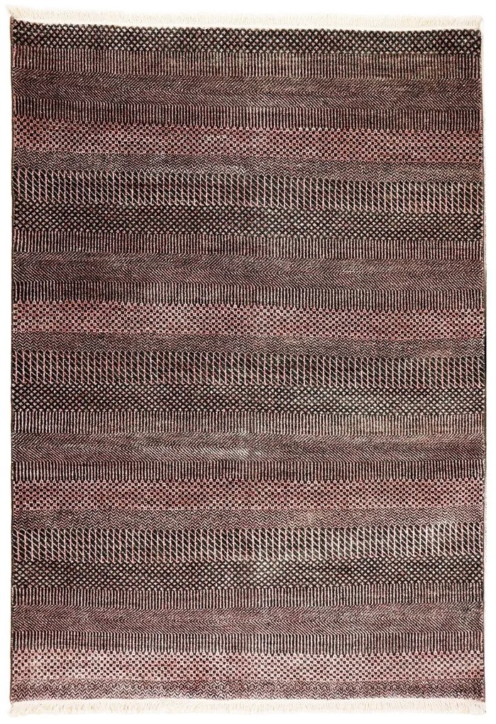Diamond Carpets koberce Ručně vázaný kusový koberec Diamond DC-MCN Black/rust Rozměry koberců: 365x457