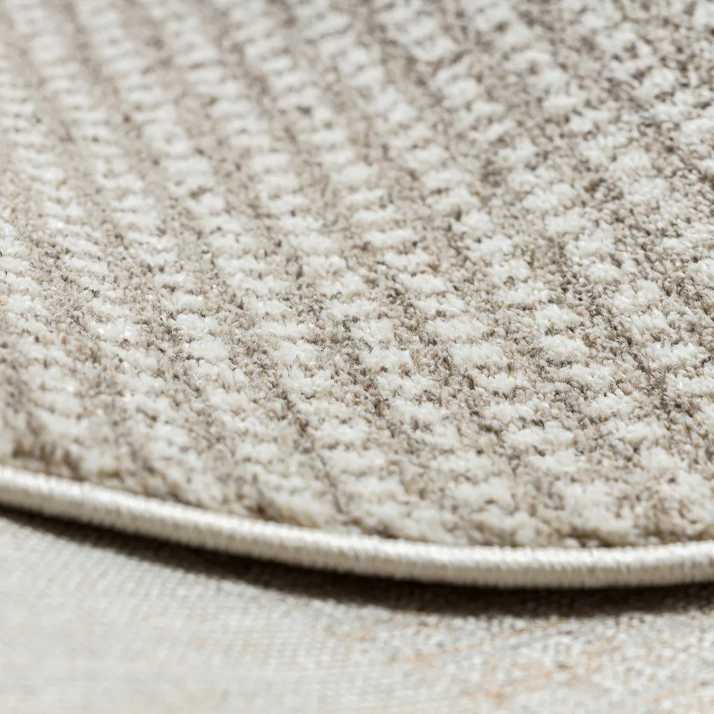 Dywany Łuszczów, Kusový koberec Fusion 0805 cream/beige, 240x330, béžová, kancelář