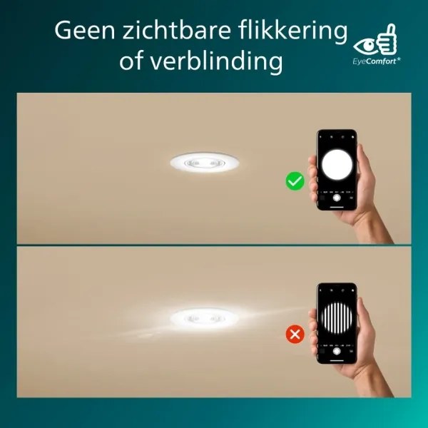 Philips - SADA 3x LED Stmív. podhledové svítidlo CILANTRO LED/5W/230V 2700K bílá