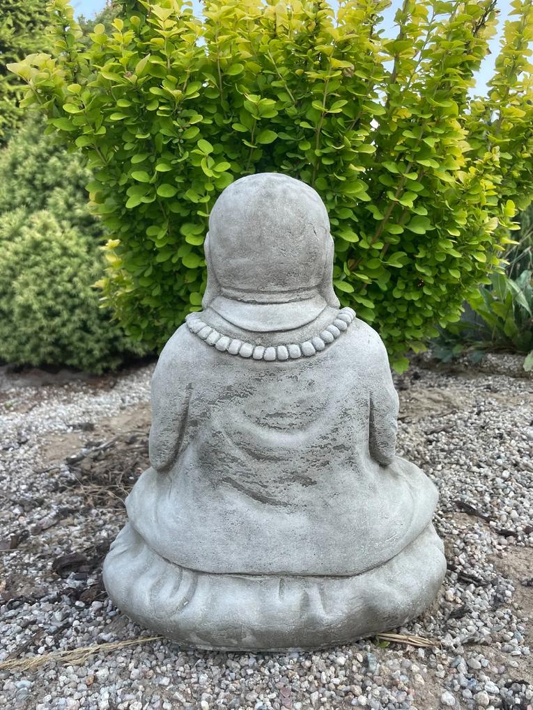 Pierre design Zahradní betonová dekorace Buddha při modlení