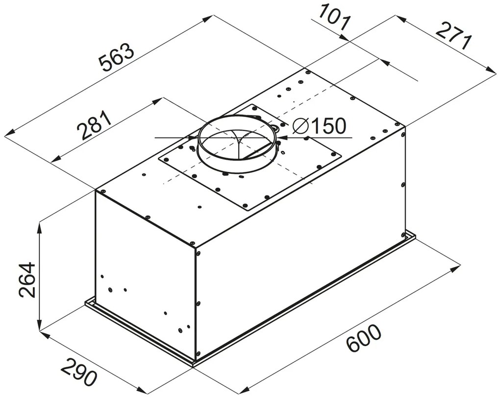 Kluge Odsavač par Kluge KOV6600BLG