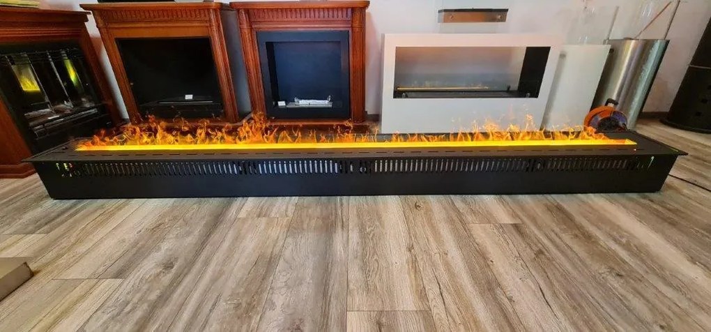 Water vapor fireplace -  Parní krb 2600 3D hloubka 300mm