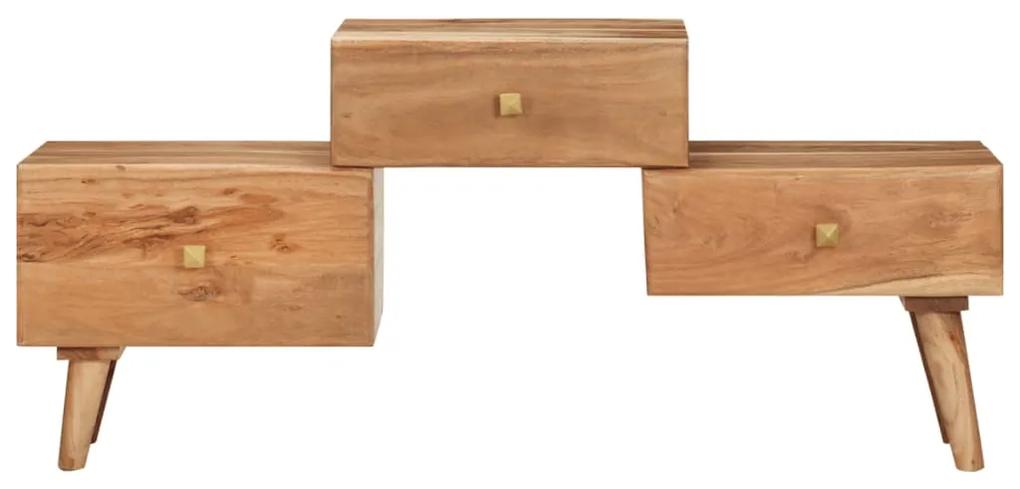 247686 vidaXL TV stolek 108 x 30 x 49 cm masivní akáciové dřevo