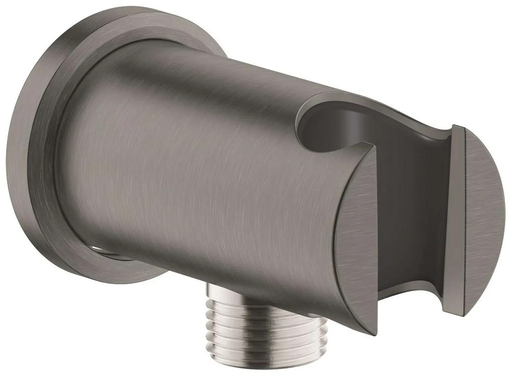 Grohe Rainshower - Nástěnné kolínko s držákem, kartáčovaný Hard Graphite 26658AL0