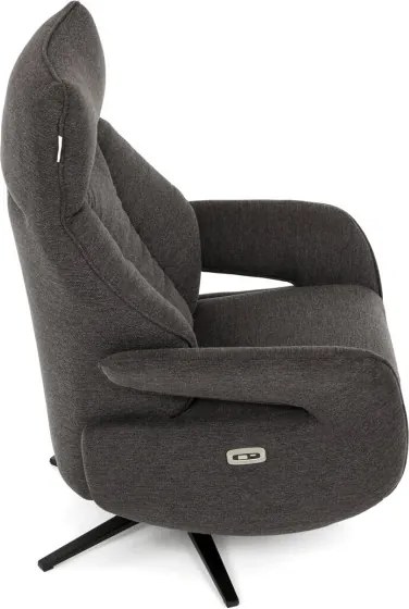 Polohovací křeslo hnědé, elektrické TV-B3973 BR2