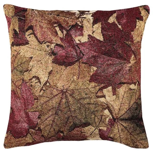 SCANquilt povlak MOTIV zbarvené listy okrovovínová 45 x 45 cm