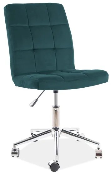 Expedo Dětská židle KEDE Q-020 VELVET, 45x87-97x40, bluvel 78, zelená