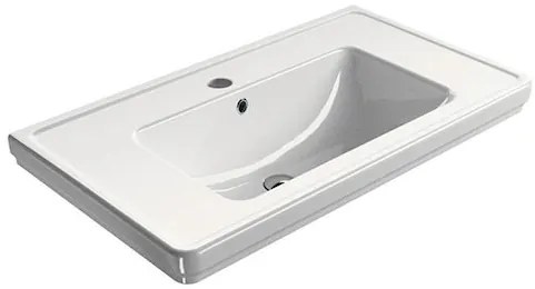 Umyvadlo Sapho Classic 90x50 cm otvor pro baterii, s přepadem 8788111