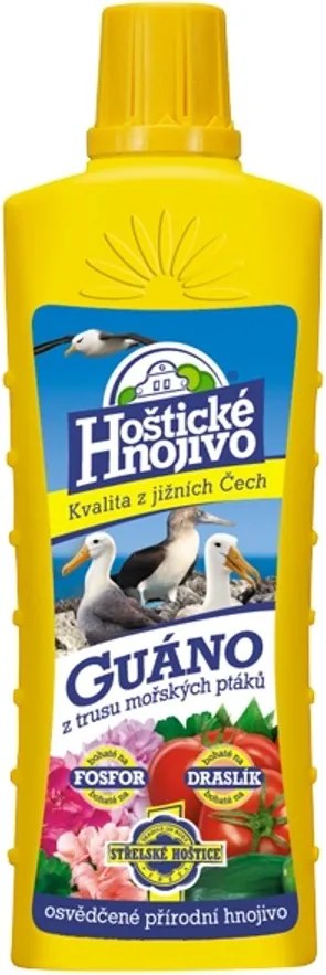 Hoštické hnojivo Guáno z trusu mořských ptáků kapalné 500 ml