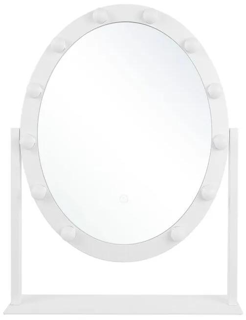 LED zrcadlo 50 x 60 cm bílé ROSTRENEN