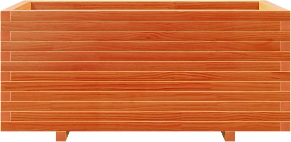 Zahradní truhlík voskově hnědý 110x60x49,5 cm masivní borovice 3282571