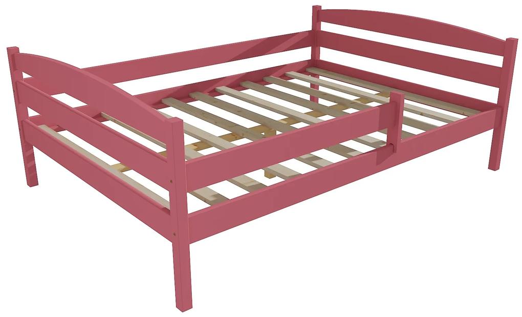 Vomaks Dětská postel DP 017 XL se zábranou Rozměr: 140 x 200 cm, Barva: barva šedá