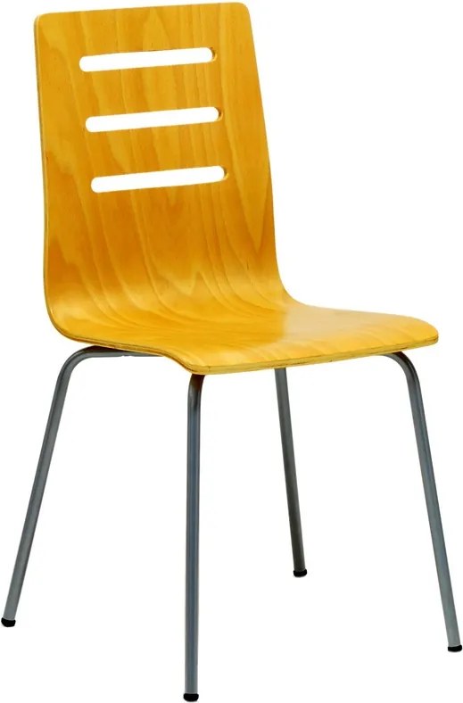 Jídelní židle TINA buk/hliník