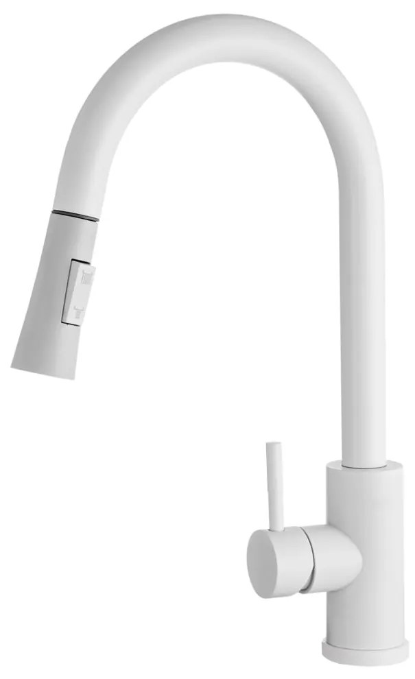 Gamma Taru Slim, vysoká dřezová baterie h-400, bílá, GMA-BTS-WH