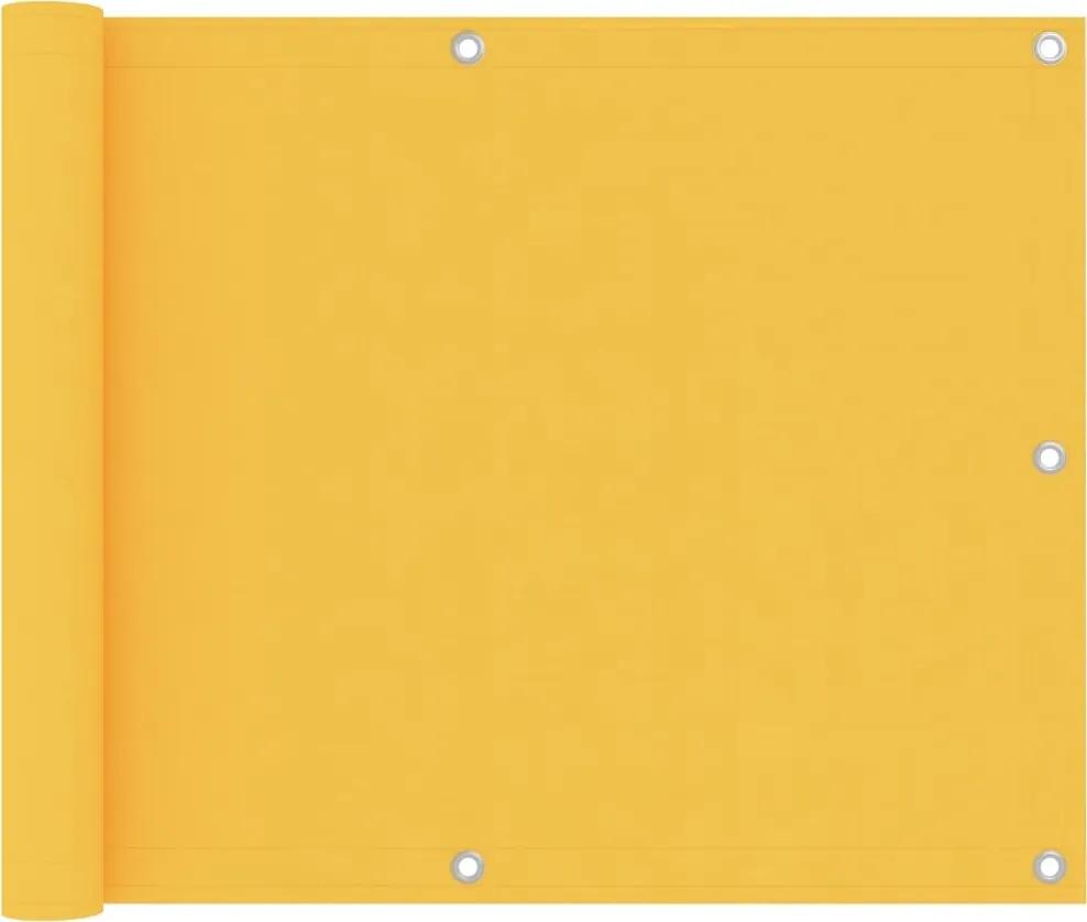 vidaXL Balkónová zástěna 75 x 600 cm oxfordská látka [42337] Barva: oranžová a hnědá