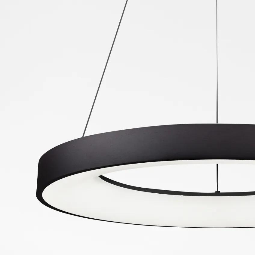 Černé závěsné LED světlo Nova Luce Rando Smart 60 cm