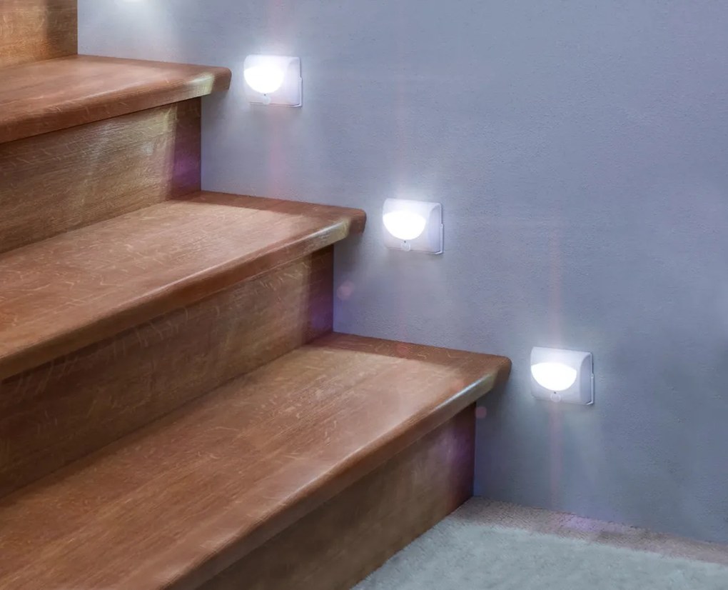 Světlo na schody s čidlem (1 ks)