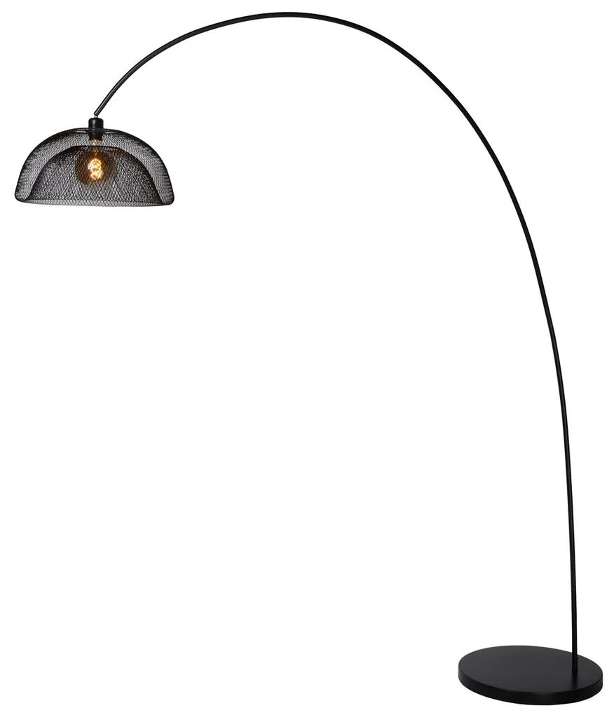 Lucide 30773/01/30 stojací lampa Mesh černá, E27, 200cm