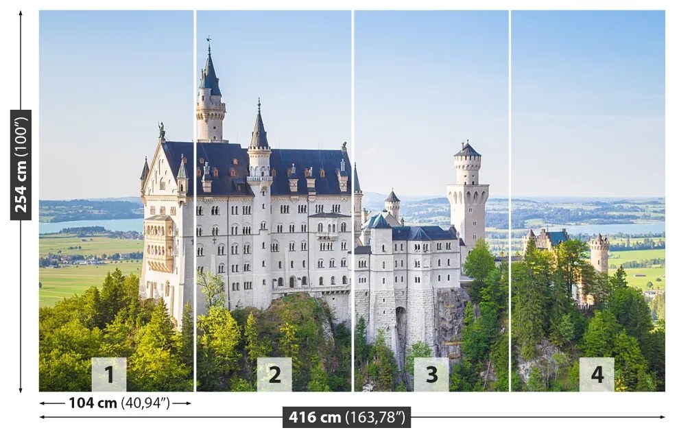 Fototapeta Neuschwanstein 104x70