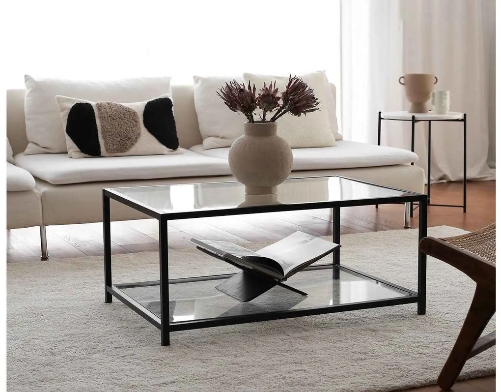 Designový konferenční stolek Kainoa 90 cm černý