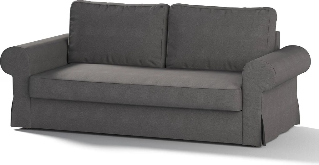 Potah na pohovku IKEA Backabro,  3-místná, rozkládací barva šedá látka pletený vzor