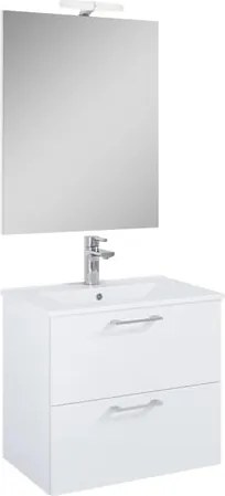 Koupelnová sestava s umyvadlem Ceramia Lea 61,5x55x41,7 cm bílá LEASET60B