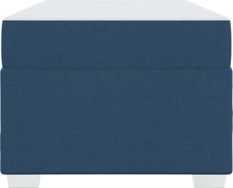 Rám postele s matrací Modrá 100 x 200 cm textil 3399172