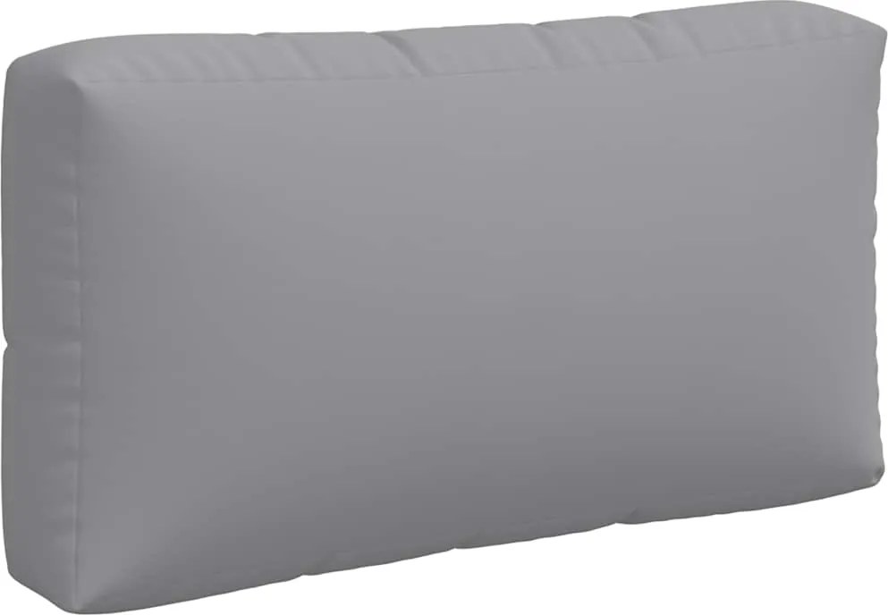 Podušky na palety 3 ks šedé textil 314660