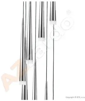 Minimalistické svítidlo Stylo 8 chrom