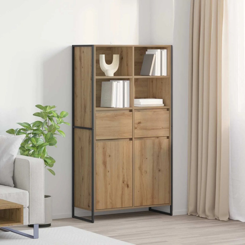 Servírovací skříň Umělecký dub 81 x 36 x 150.5 cm 3403039