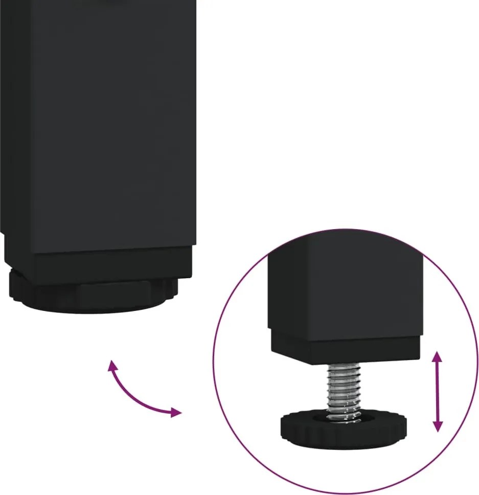 vidaXL Stojan na tiskárnu 40 x 30 x 31 cm kompozitní dřevo [833987] Barva: dub sonoma