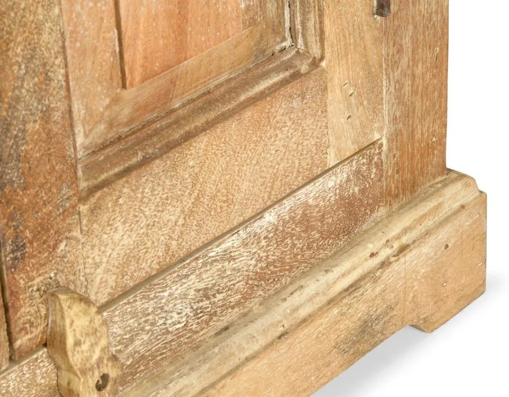furniture-nabytek.cz - Masivní šatní skříň Patinor z mangového dřeva, lakovaná, přírodní barva