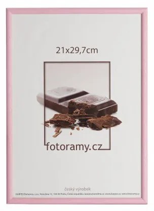 Dřevěný fotorámeček DR0C1K 30x40 C7 růžový KARPEX