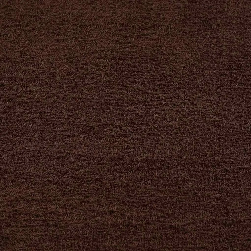 Ručníky pro hosty FROGN 10 ks hnědé 30x50 cm 360 g/m² 136757