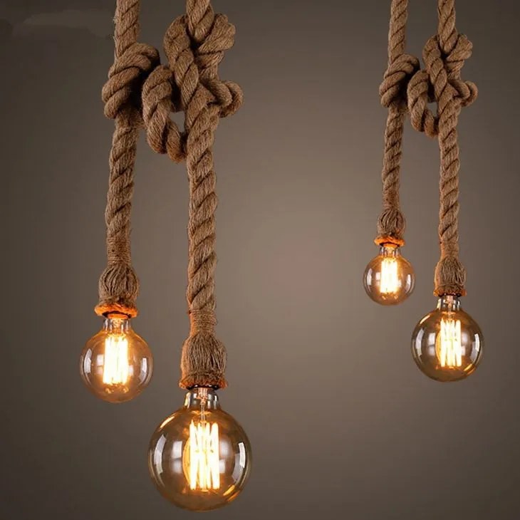 Toolight Moderní závěsné stropní svítidlo - lano APP419-2CP
